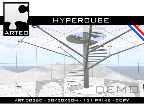 Second Life Marketplace - ART 0036D - HYPERCUBE DEMO (boxed)